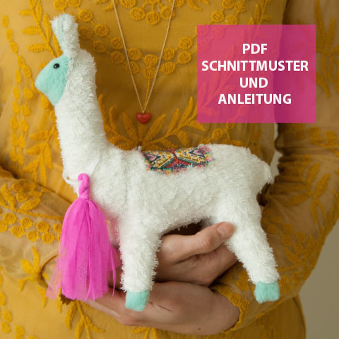 Pdf/lama Alpaca Peppermint Instructions DIY Instructions Sewing Cuddly ...