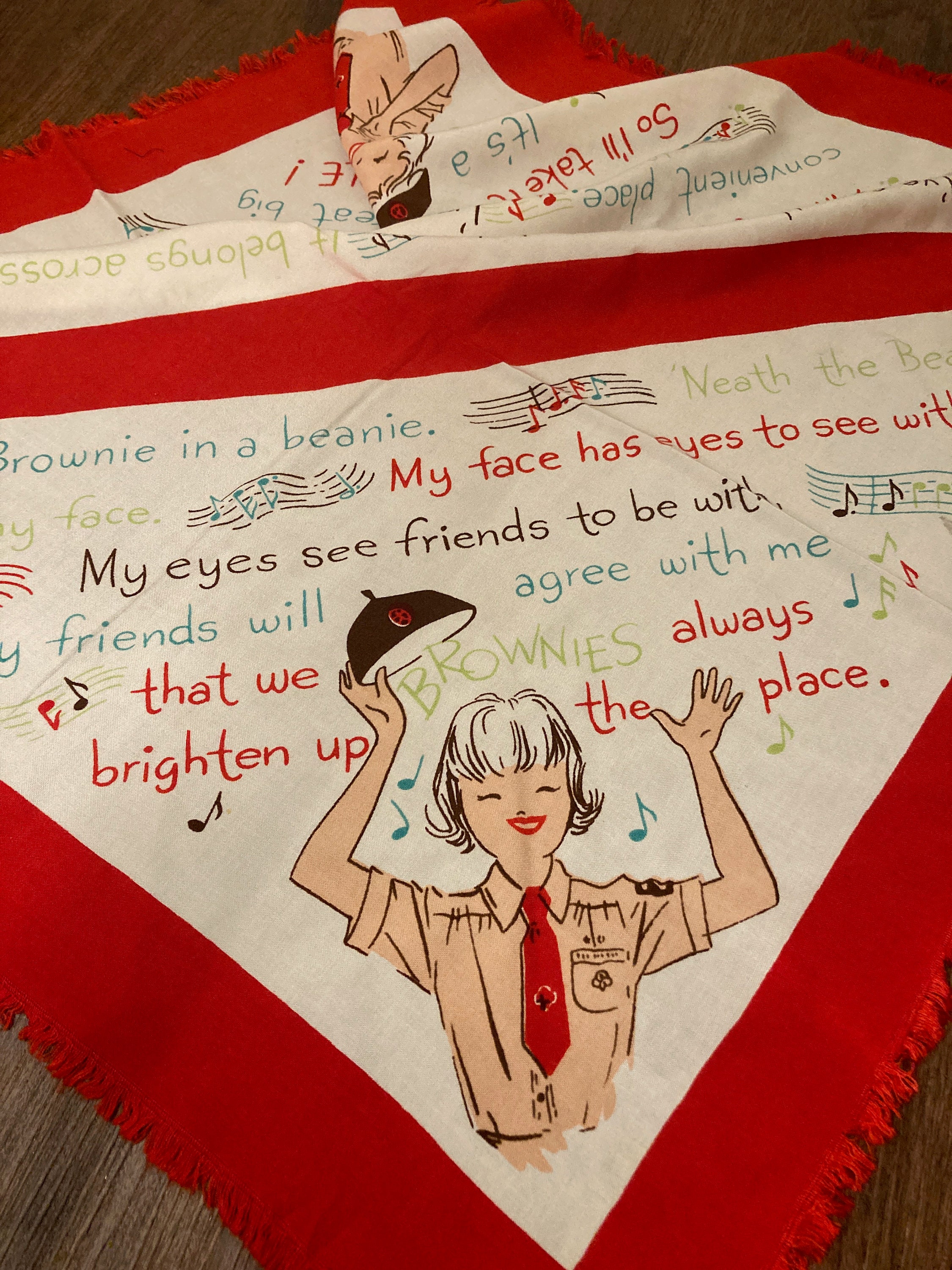 Vintage Midcentury 1964 Girl Scout Brownie brownie Smile - Etsy