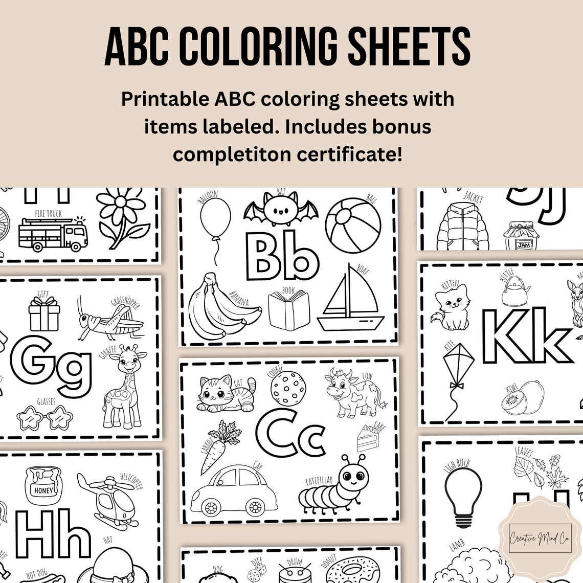 ABC Coloring Page, ABC Coloring Sheet, ABC Coloring, Abc Coloring Book ...