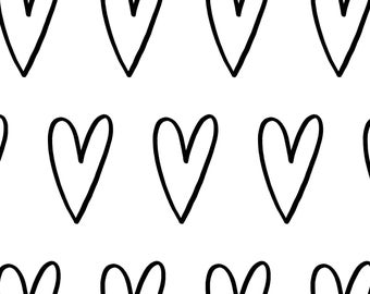 Heart wall decals | Etsy