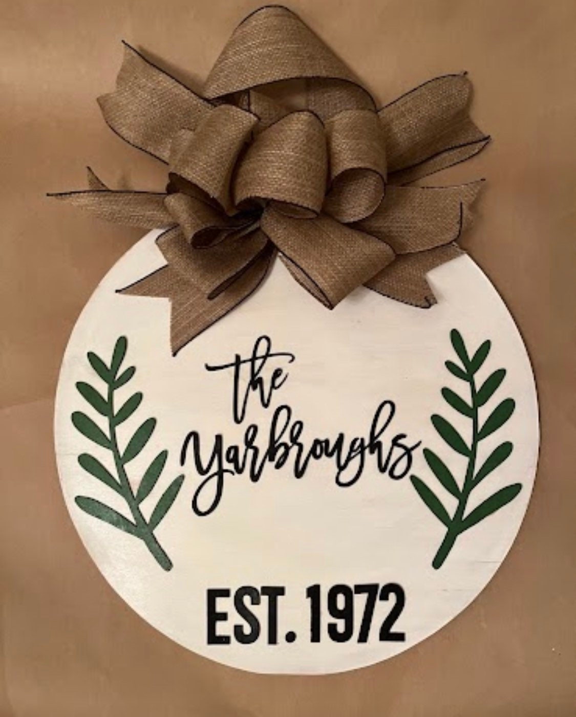 Wooden Door Sign - Etsy