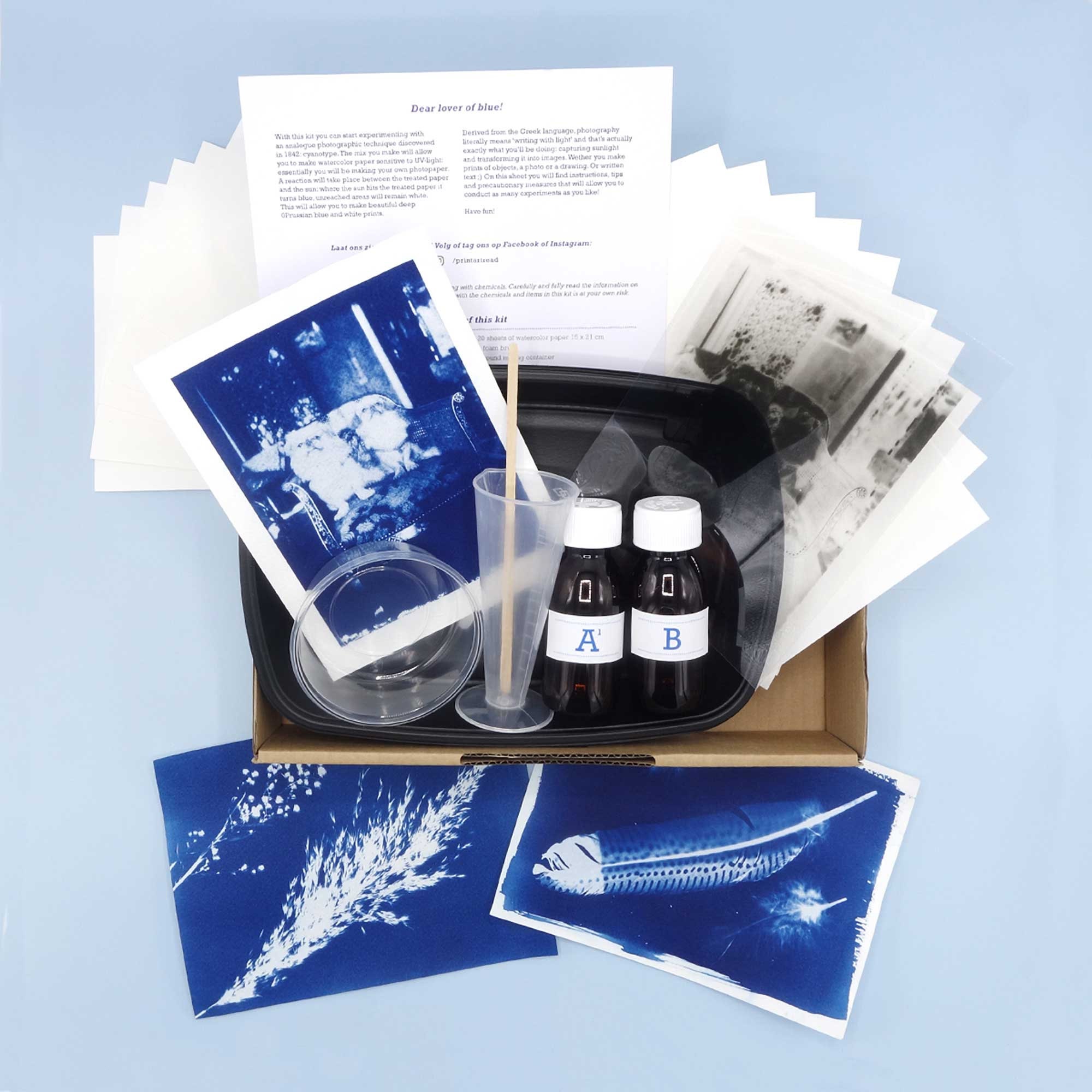 DIY Cyanotype Kit Analogue Photography Love Blue Capture - Etsy UK