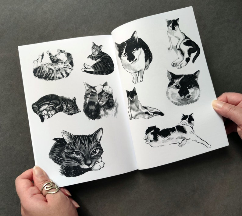 Artbook | There Are No Ordinary Cats, Art Collection, Sketch Artbook ...