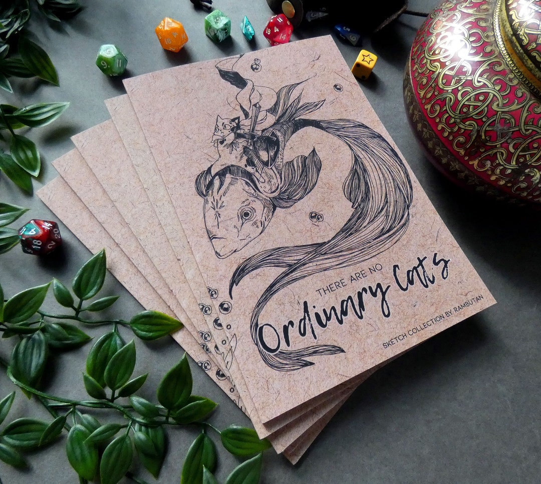 Artbook | There Are No Ordinary Cats, Art Collection, Sketch Artbook ...