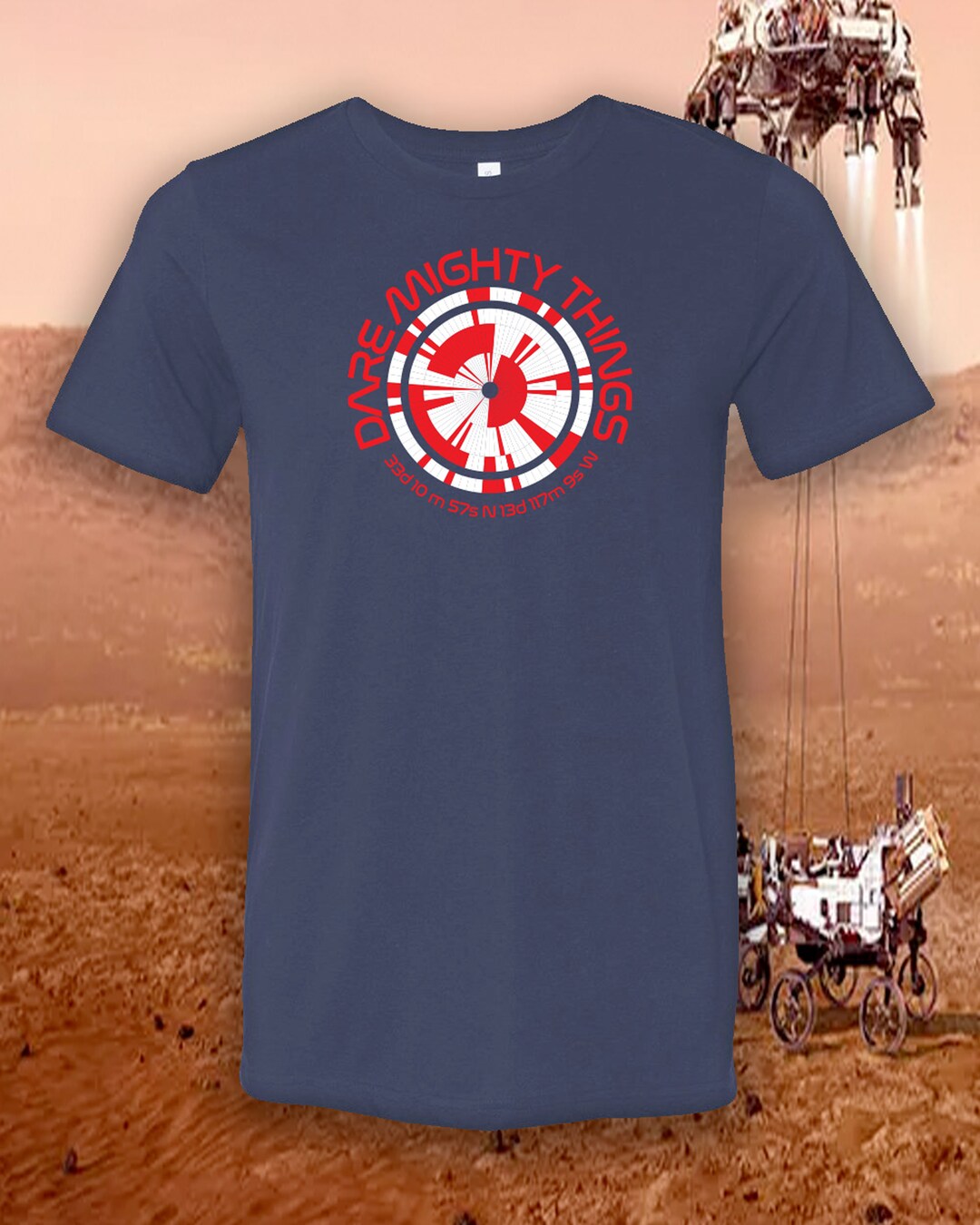 Dare Mighty Things, Perseverance Parachute Crew Neck T-shirt - Etsy