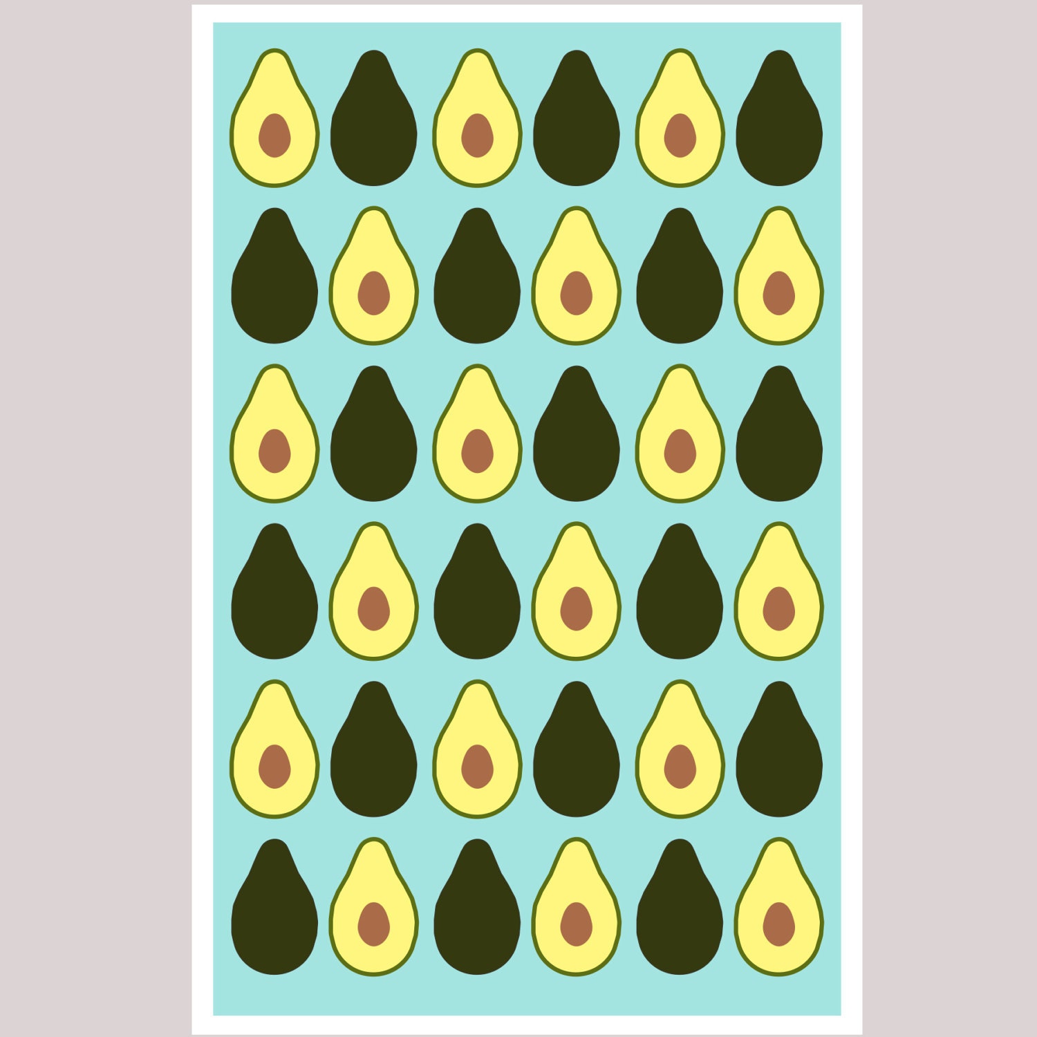 Avocados Printable Poster and Postcards - Etsy