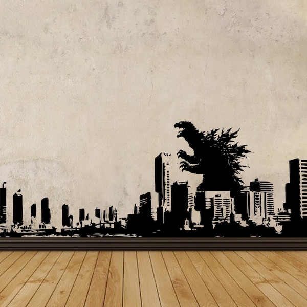Godzilla Sticker - Etsy