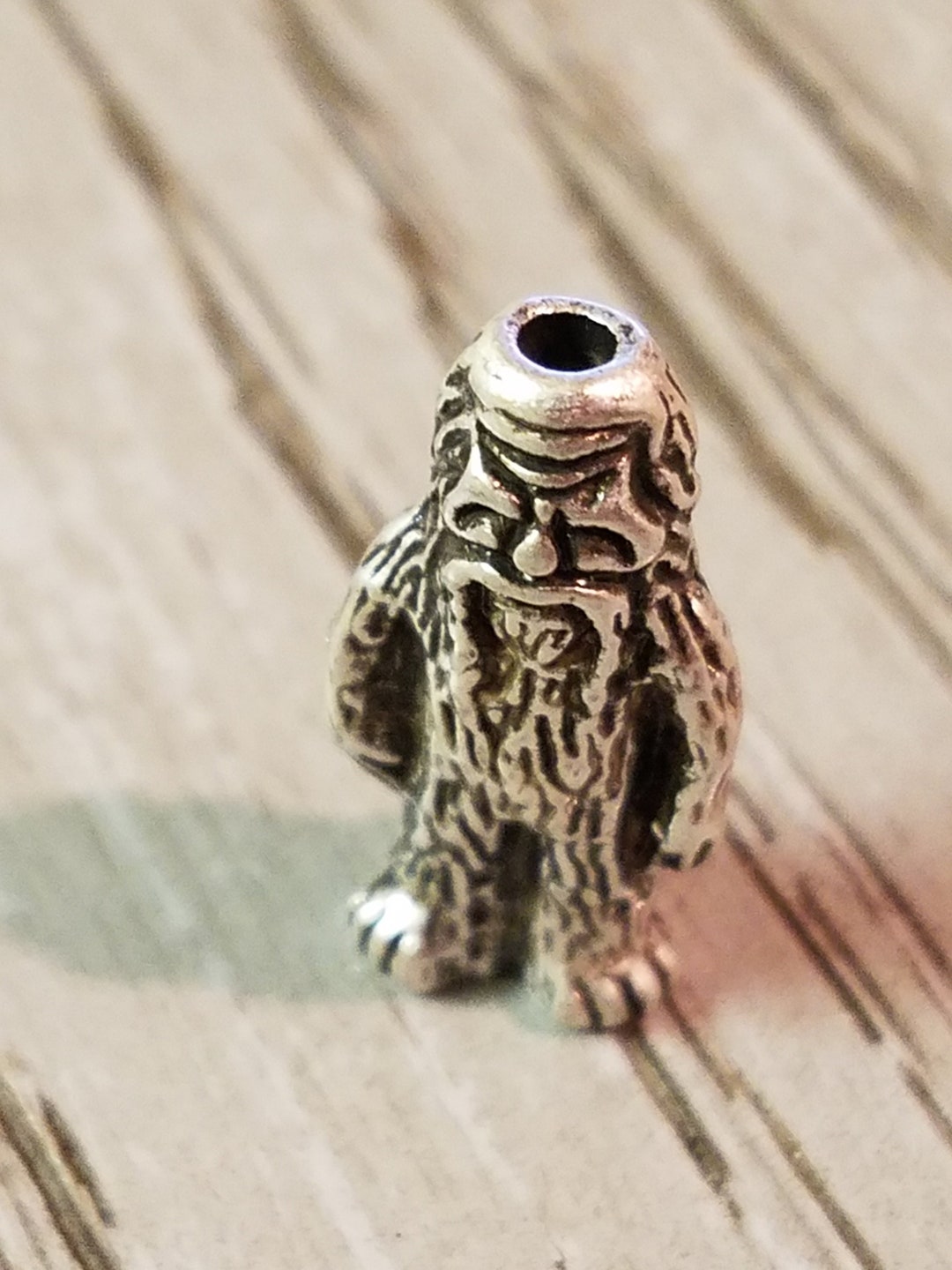 Bigfoot Bracelet Bead, Pewter Sasquatch Charm or Pendant, Sold by Each ...