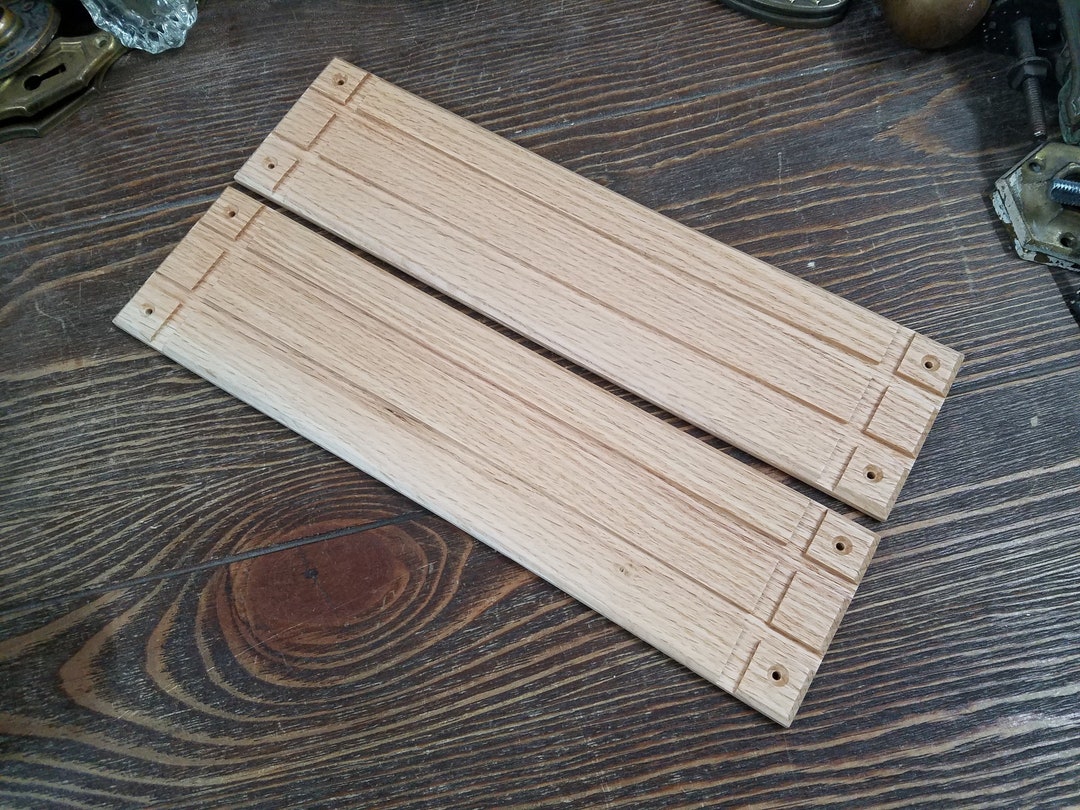 Door Push Plate, Door Knob Hole Cover Plate, 11 X 2-3/4 X 1/4 American ...