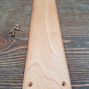 Door Push Plate, Door Knob Hole Cover Plate, 11 X 2-3/4 X 1/4 American ...