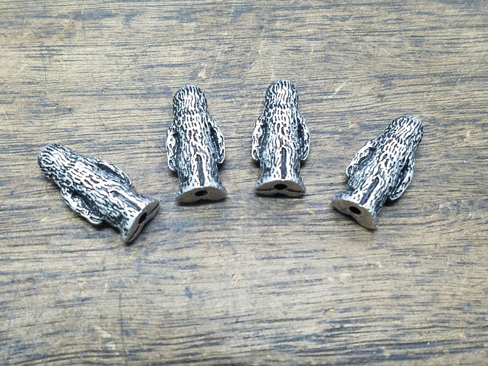 Bigfoot Bracelet Bead, Pewter Sasquatch Charm or Pendant, Sold by Each ...