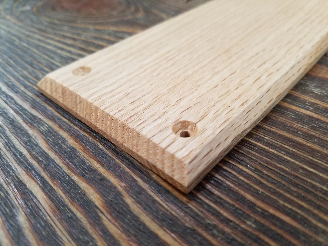 Door Push Plate, Wooden Door Knob Hole Cover Plate, 11 X 2-3/4 X 1/4 ...