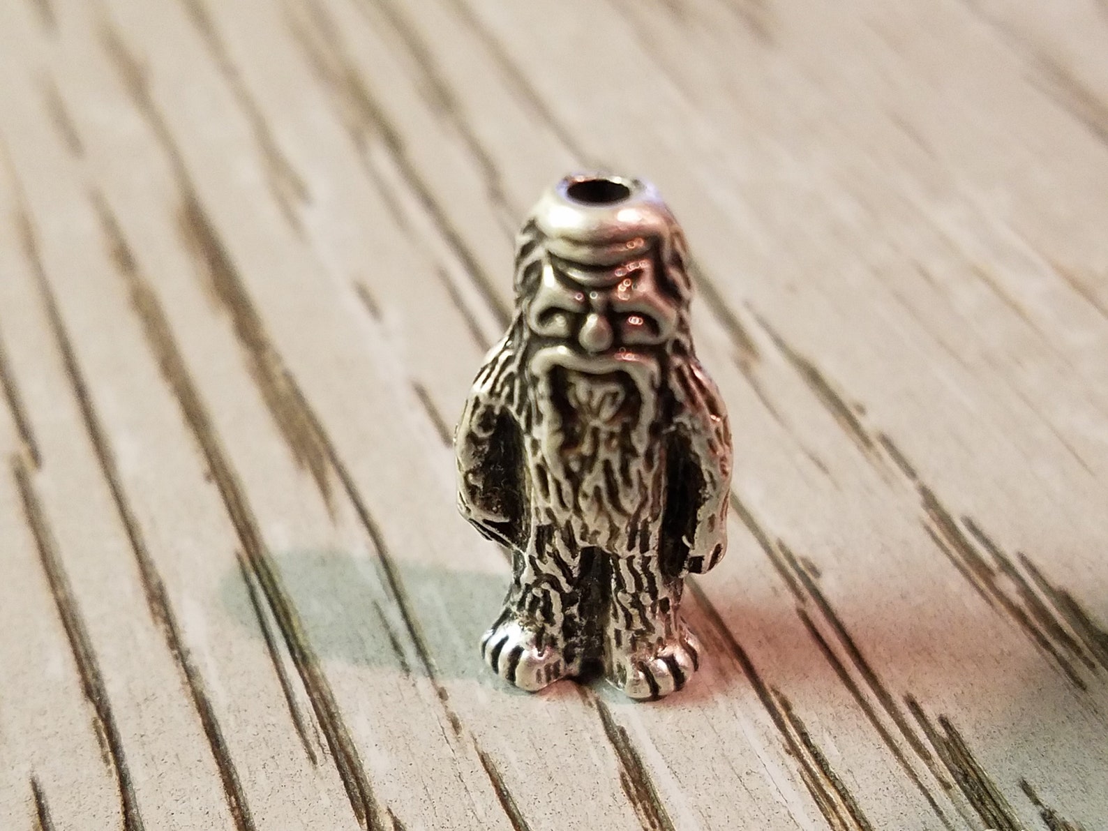 Bigfoot Bracelet Bead, Pewter Sasquatch Charm or Pendant, Sold by Each ...