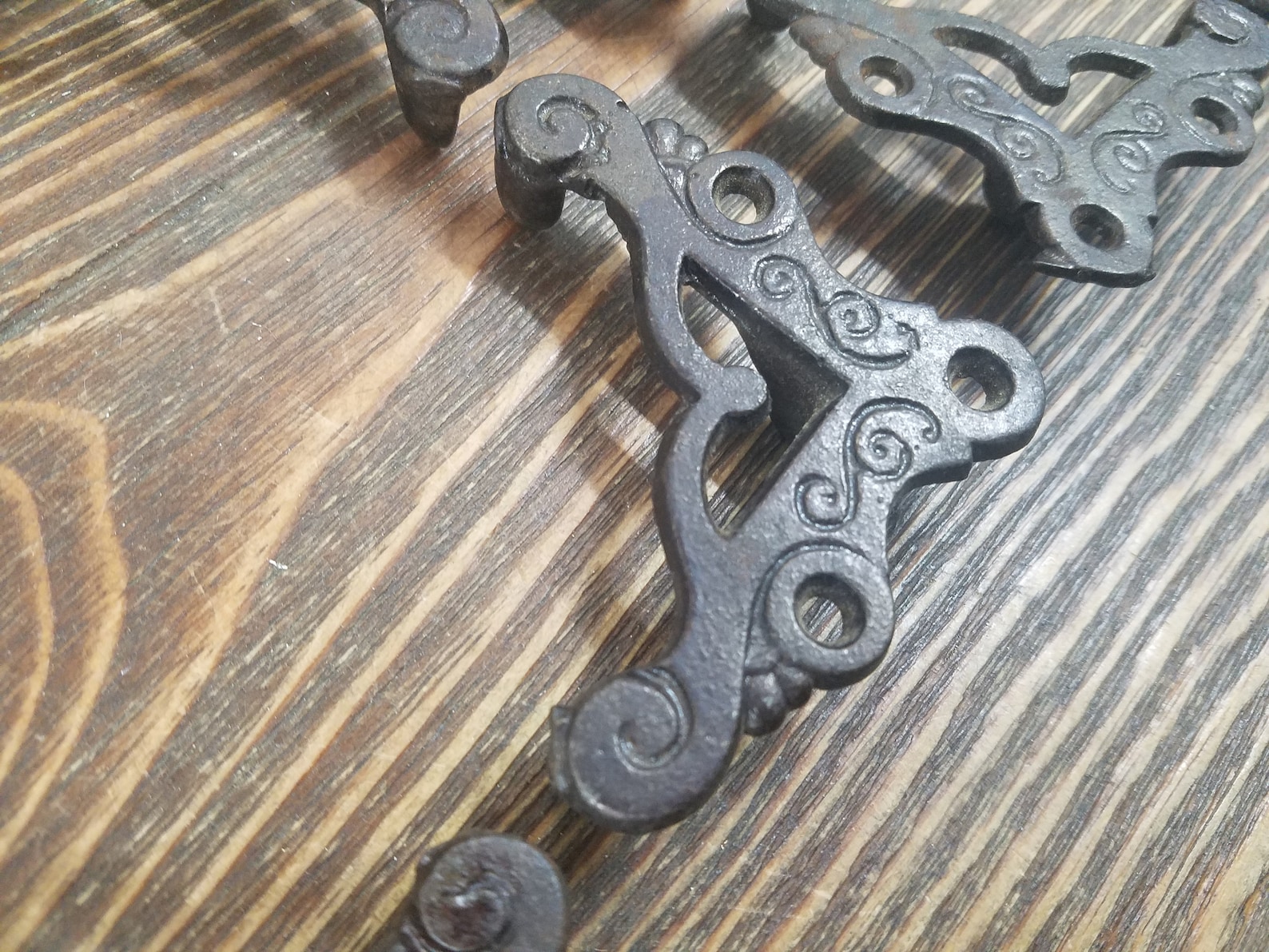 Antique Window Screen Corner Brackets Cast Iron Eastlake - Etsy