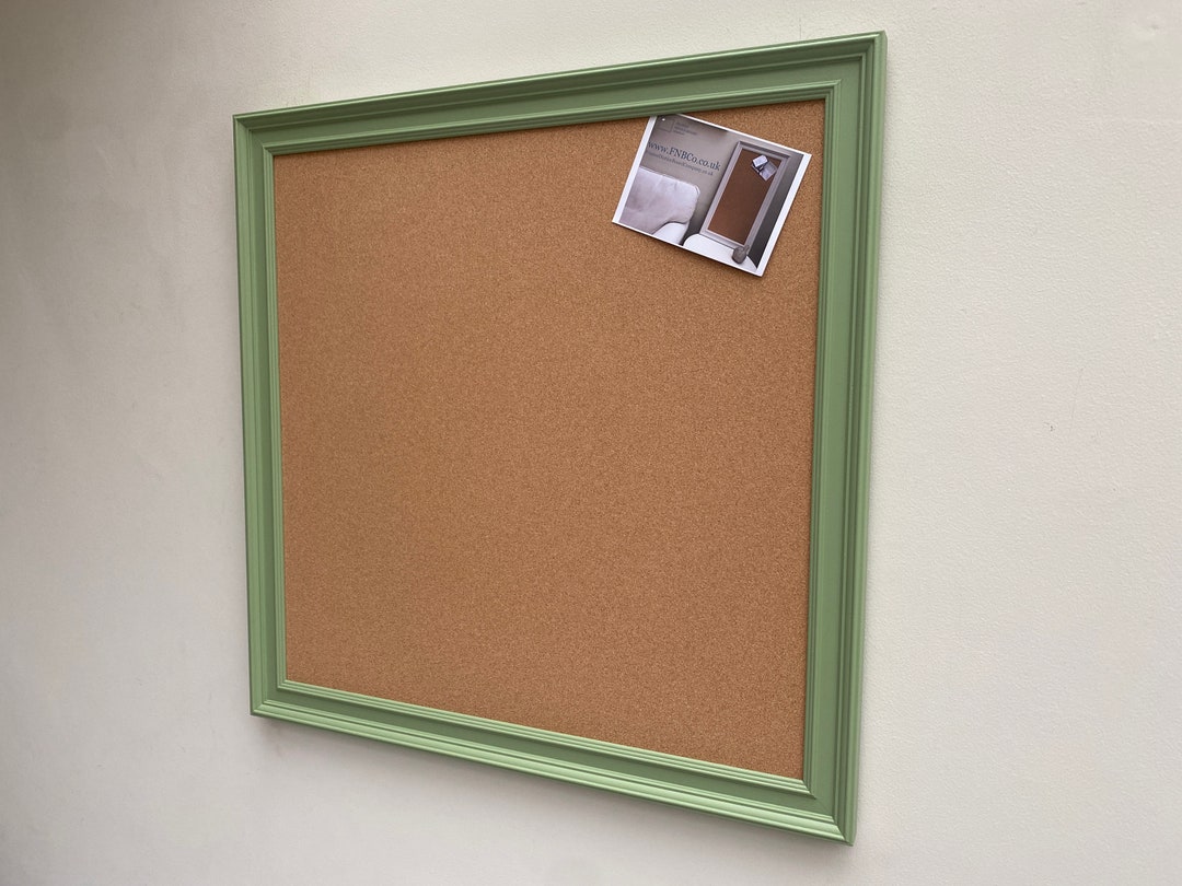 Extra Large Cork Pinboard. 100 Frame Colours Offered Plus Magnetic ...