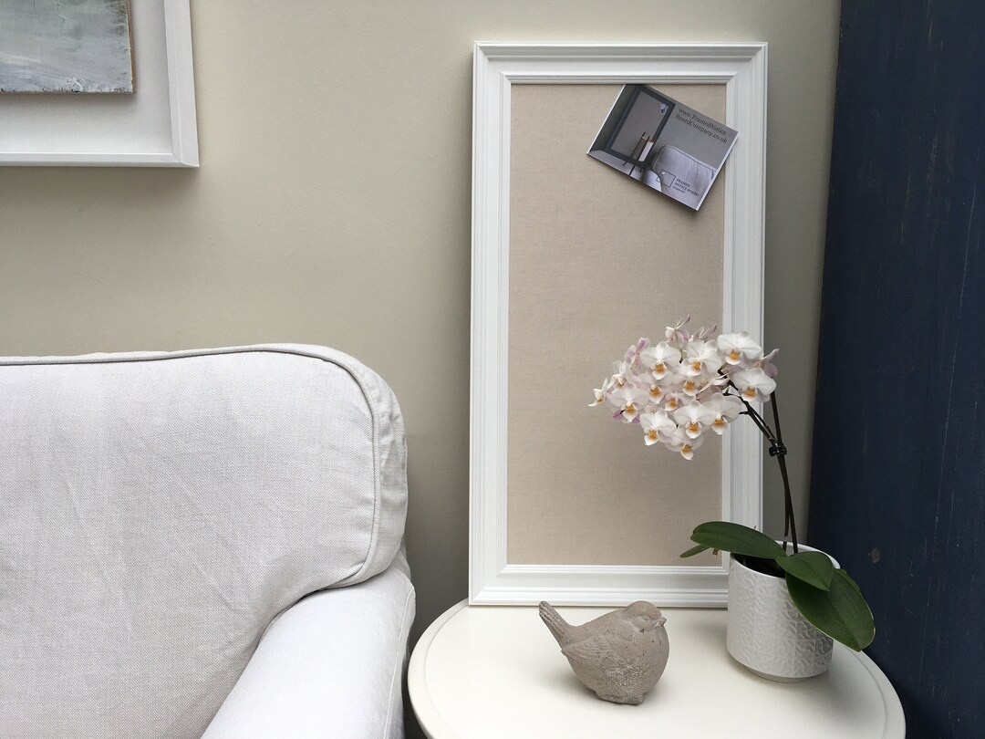 Fabric Pinboard 100 Colours Any Size Quality Notice Board Framed Memo ...