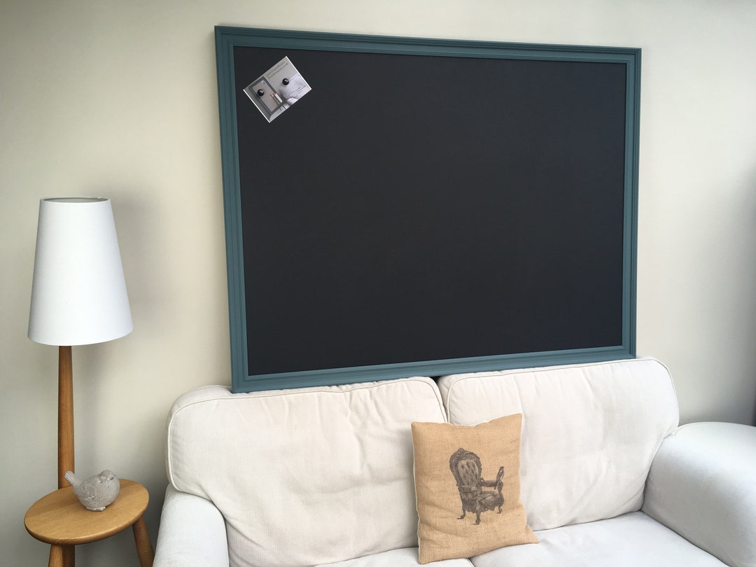 Huge Magnetic Blackboard. 100 Frame Colours Offered Plus Magnetic ...