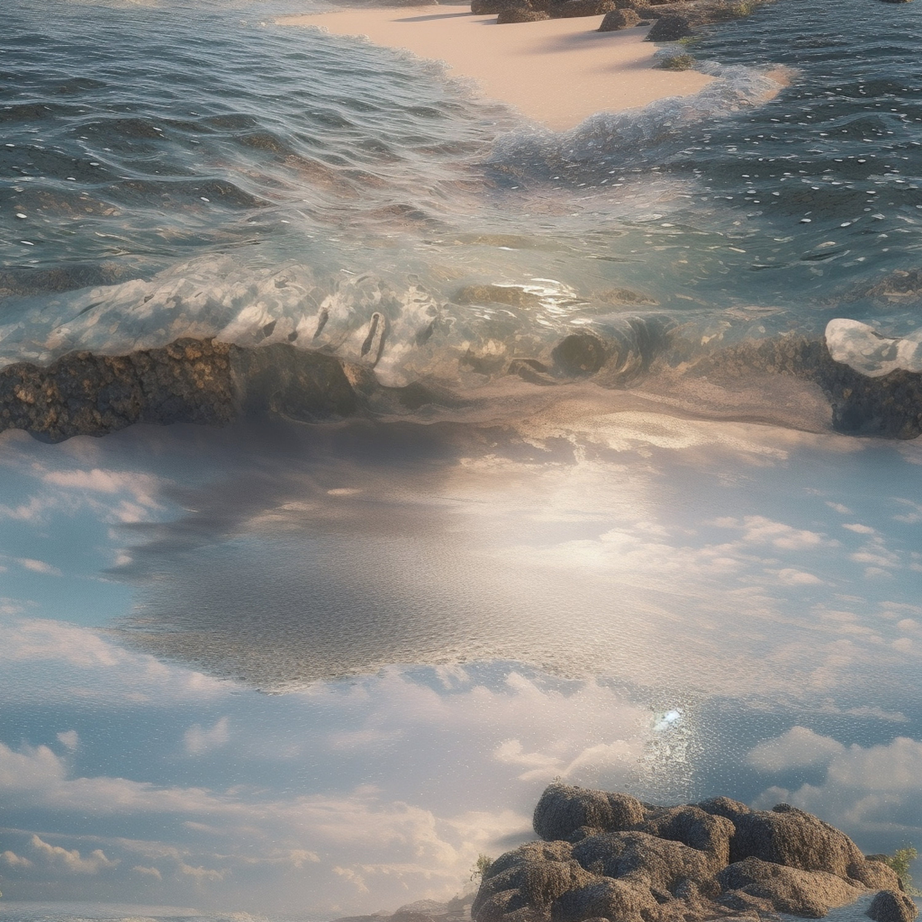 8 Beaches Collection Seamless Tiled Pattern Digital Art - Etsy