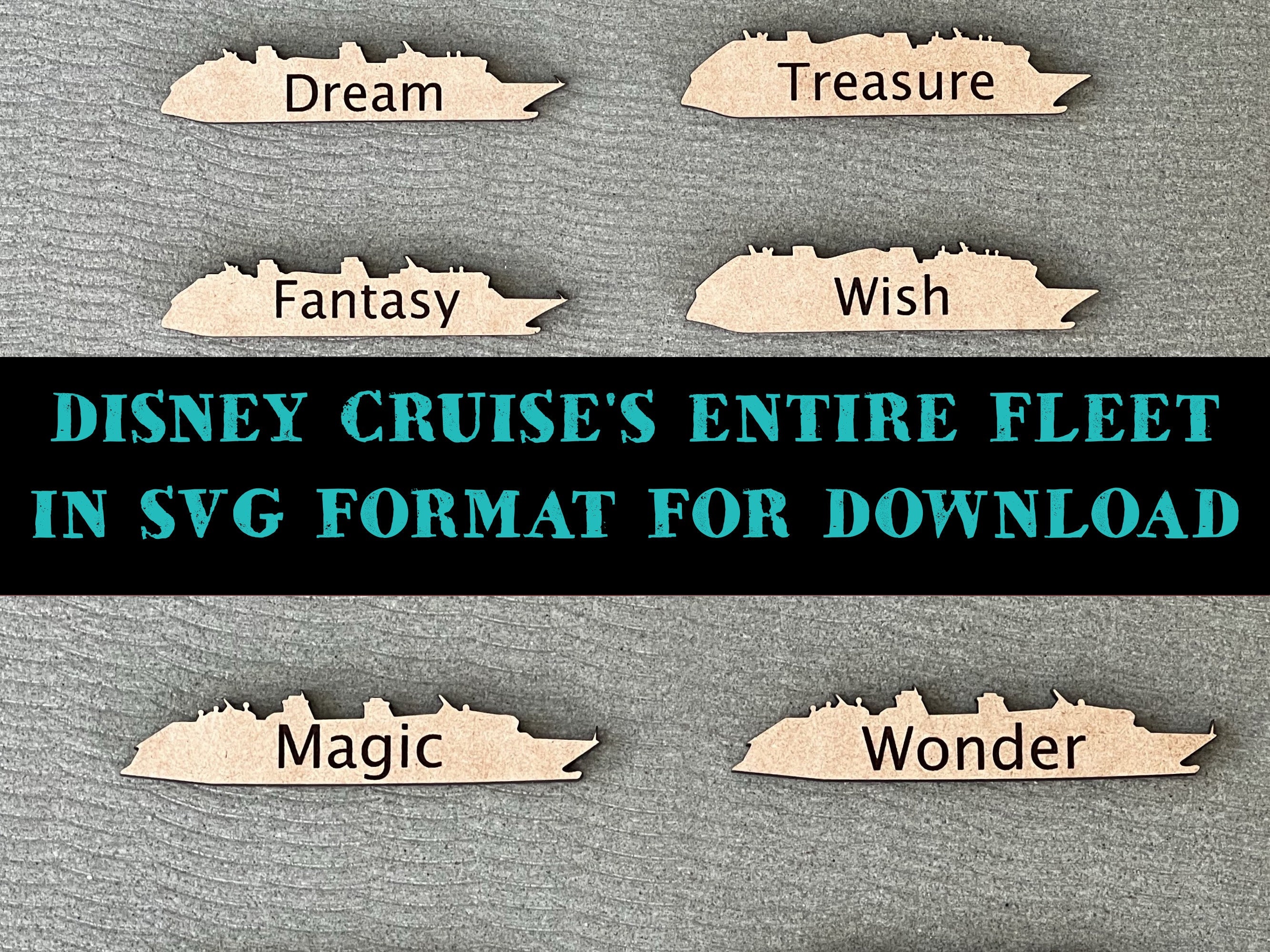 Magical Cruise Fleet Silhouette Download Svg Commercial Use Allowed - Etsy