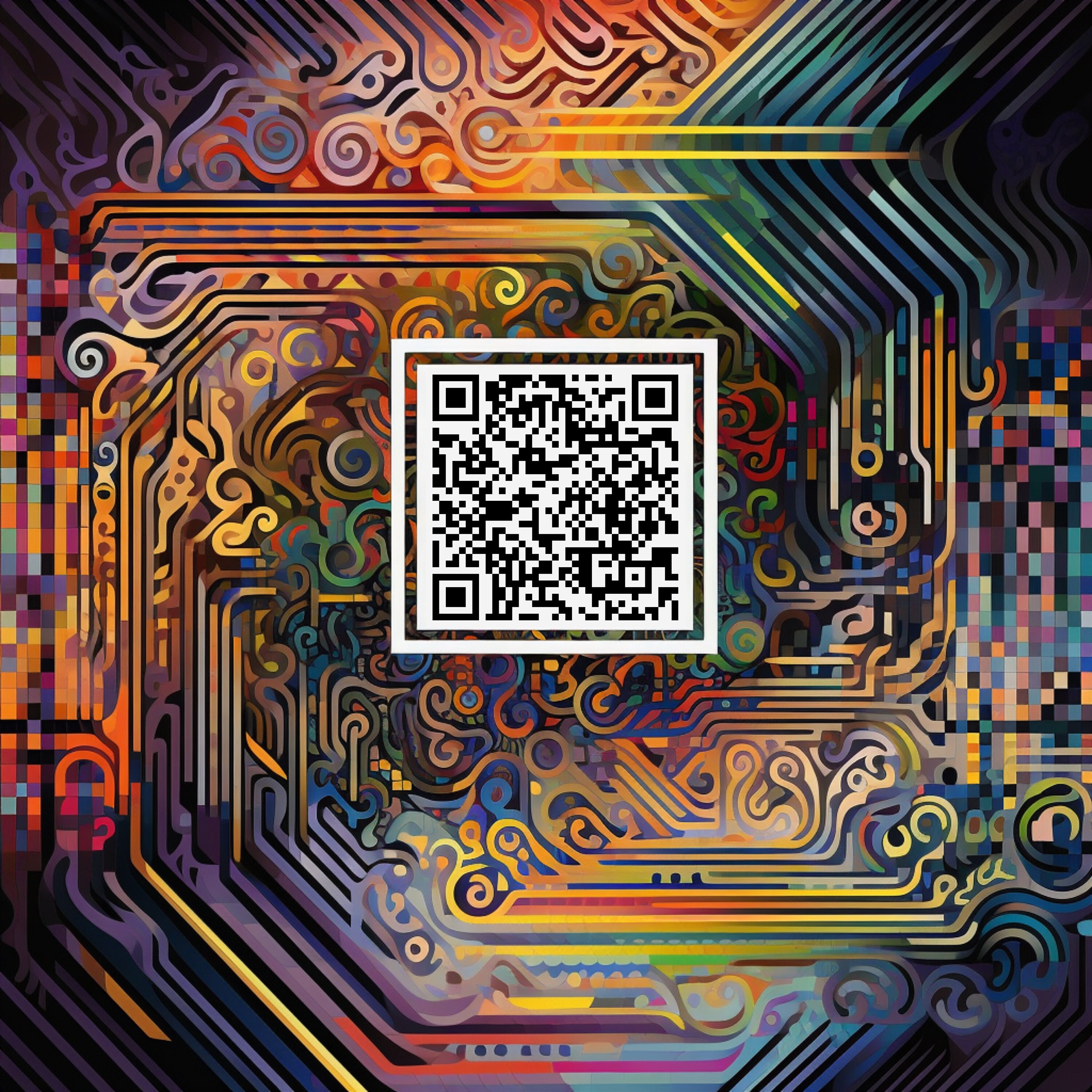 Customizable Sound Wave Art With QR Code for Sharing Wifi and Menus ...