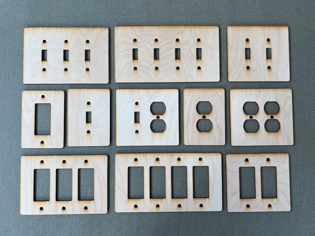 Original Light Switch Cover Svg Dxf Set Digital Download - Etsy