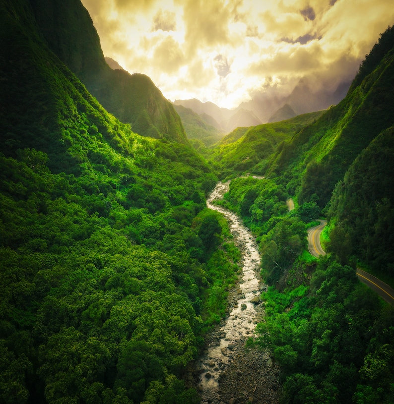 Iao Valley, Maui Print | Wailuku River Scenic View - Etsy