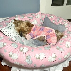 Dog Bed With Memory Foam Cushion - Etsy