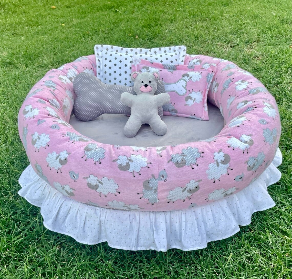 Dog Bed With Memory Foam Cushion - Etsy