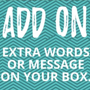 Personalise Your Box, Lid or Inside Lid, Personalisation, Your Personal ...