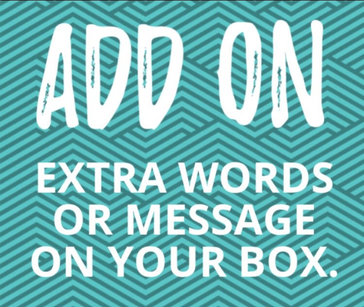 Personalise Your Box Lid or Inside Lid Personalisation Your | Etsy