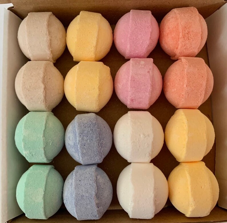 Bath Fizzers Boxed 16 Mini Bath bombs Bath Fizzers Secret | Etsy