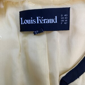 90s Louis Feraud Jacket. Classic Jacket Made in a Striking Yellow Wool ...