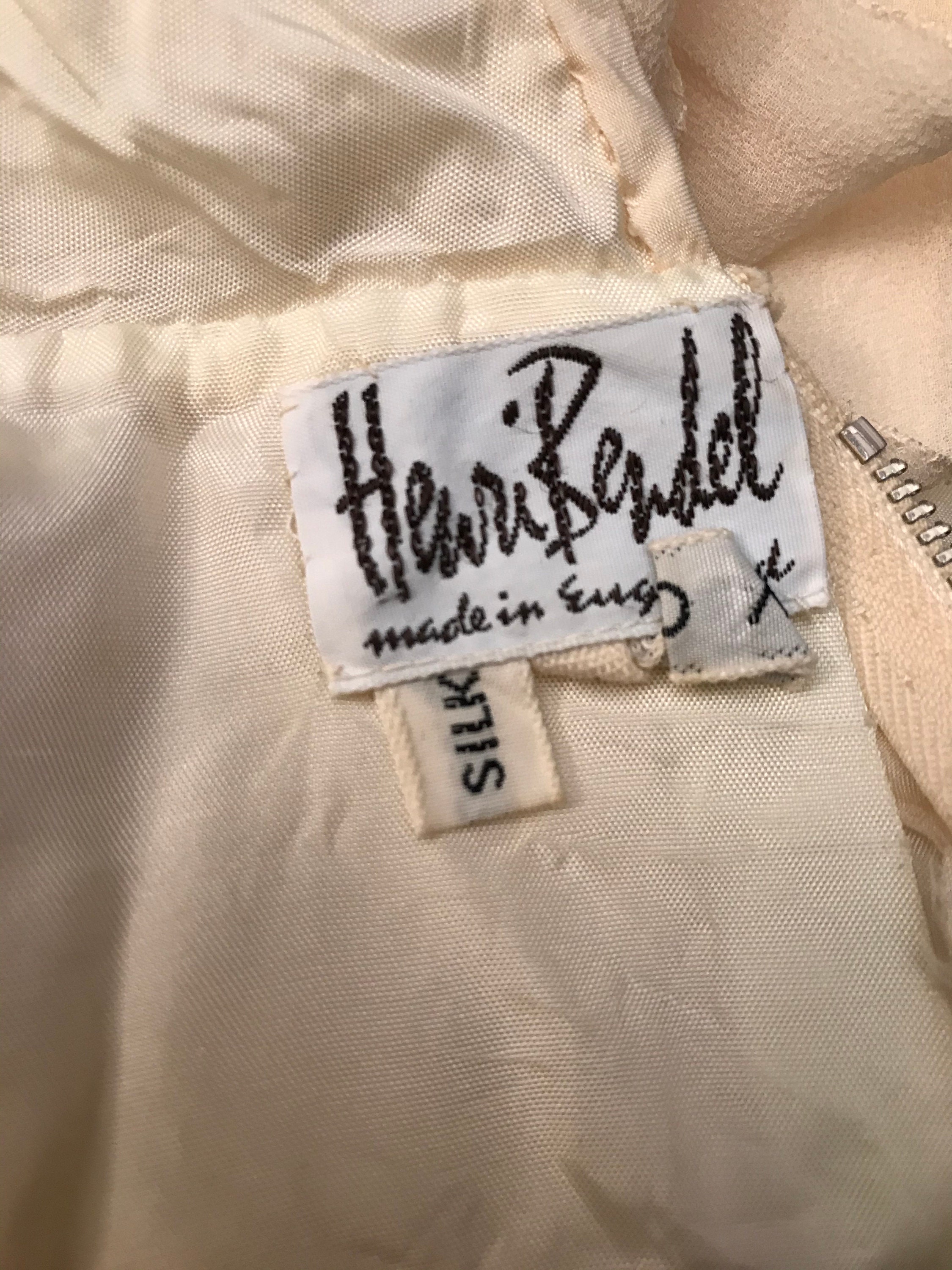 70s Silk Cream Color Chiffon Layers on Both Front and Back, Grecian ...