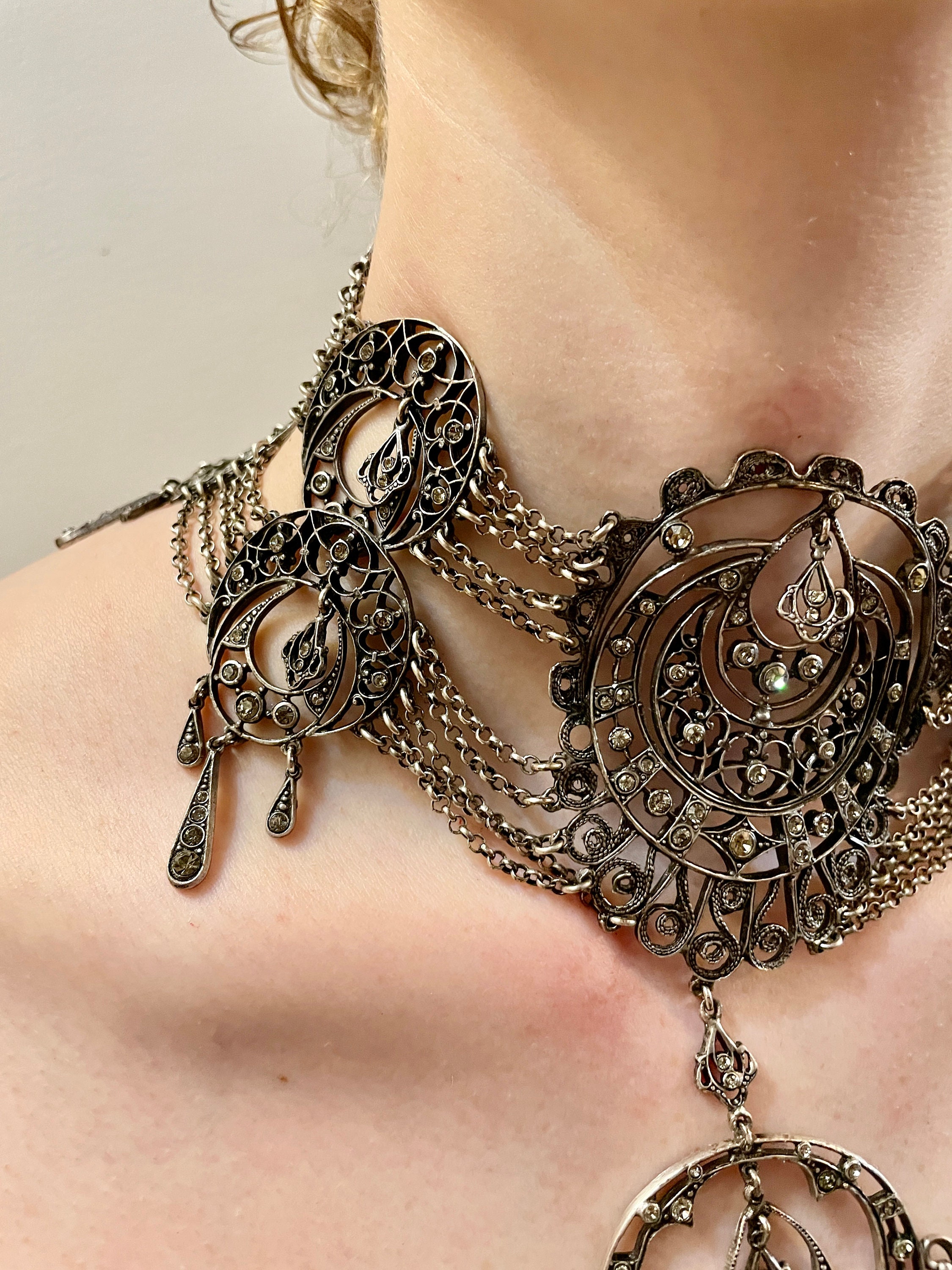 2000 Rare John Galliano for Christian Dior Necklace. Runway Collection ...