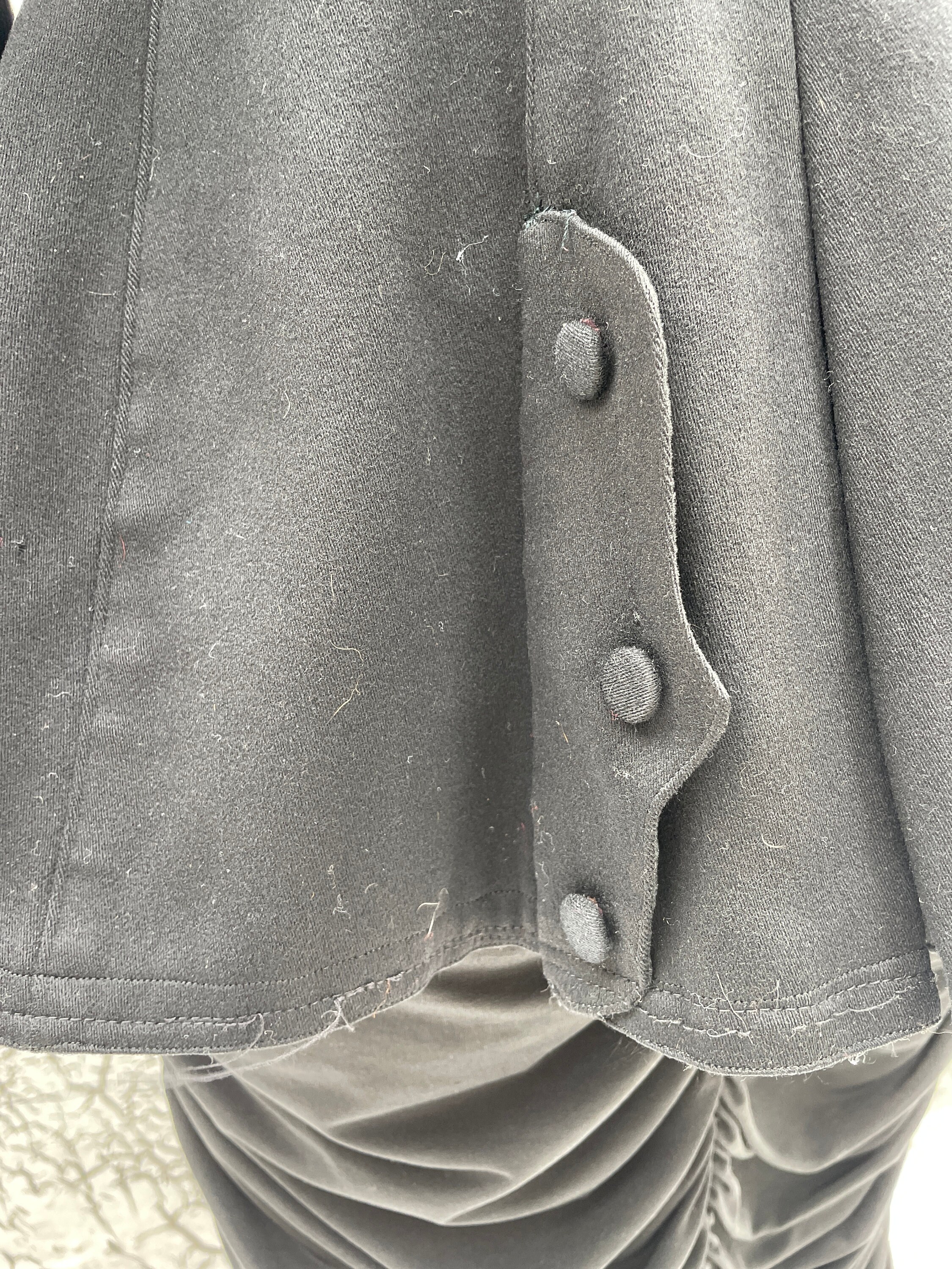 Edwardian or Victorian Jacket, Cording Design 0n the Collar and Sleeves ...