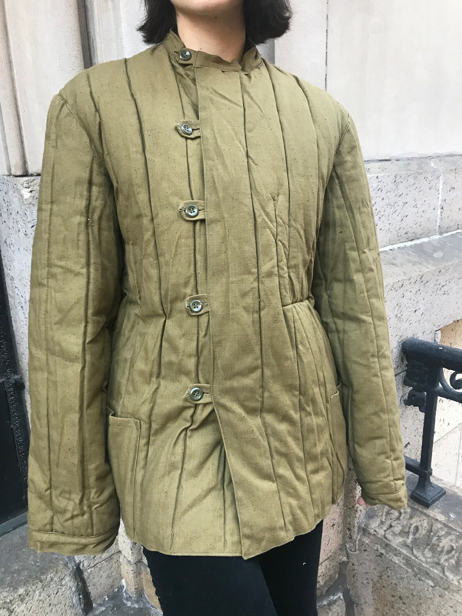 70's Tan Russian Army Style Padded Jacket. Military Style - Etsy