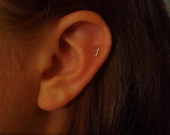 Helix Bar Earrings - Etsy