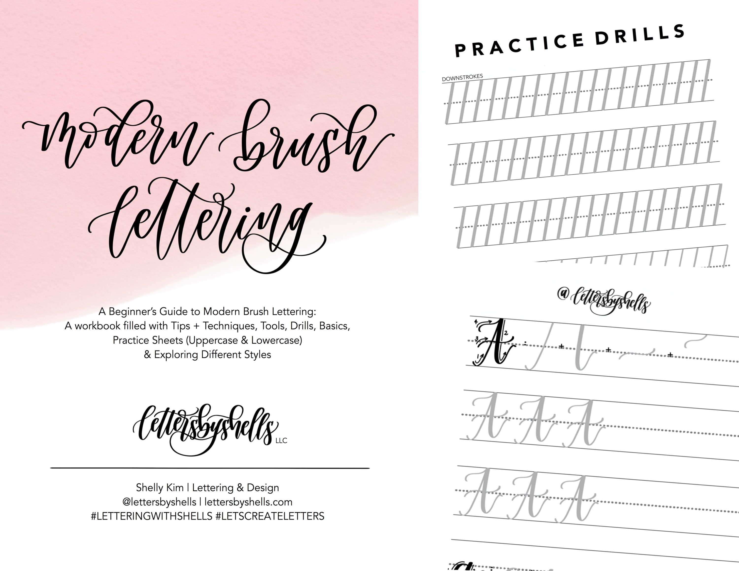 Learn Modern Brush Lettering Beginner's Guide DIGITAL | Etsy