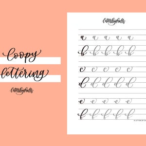 Explore Your Lettering Style, Digital Download, Brush Lettering Guide ...