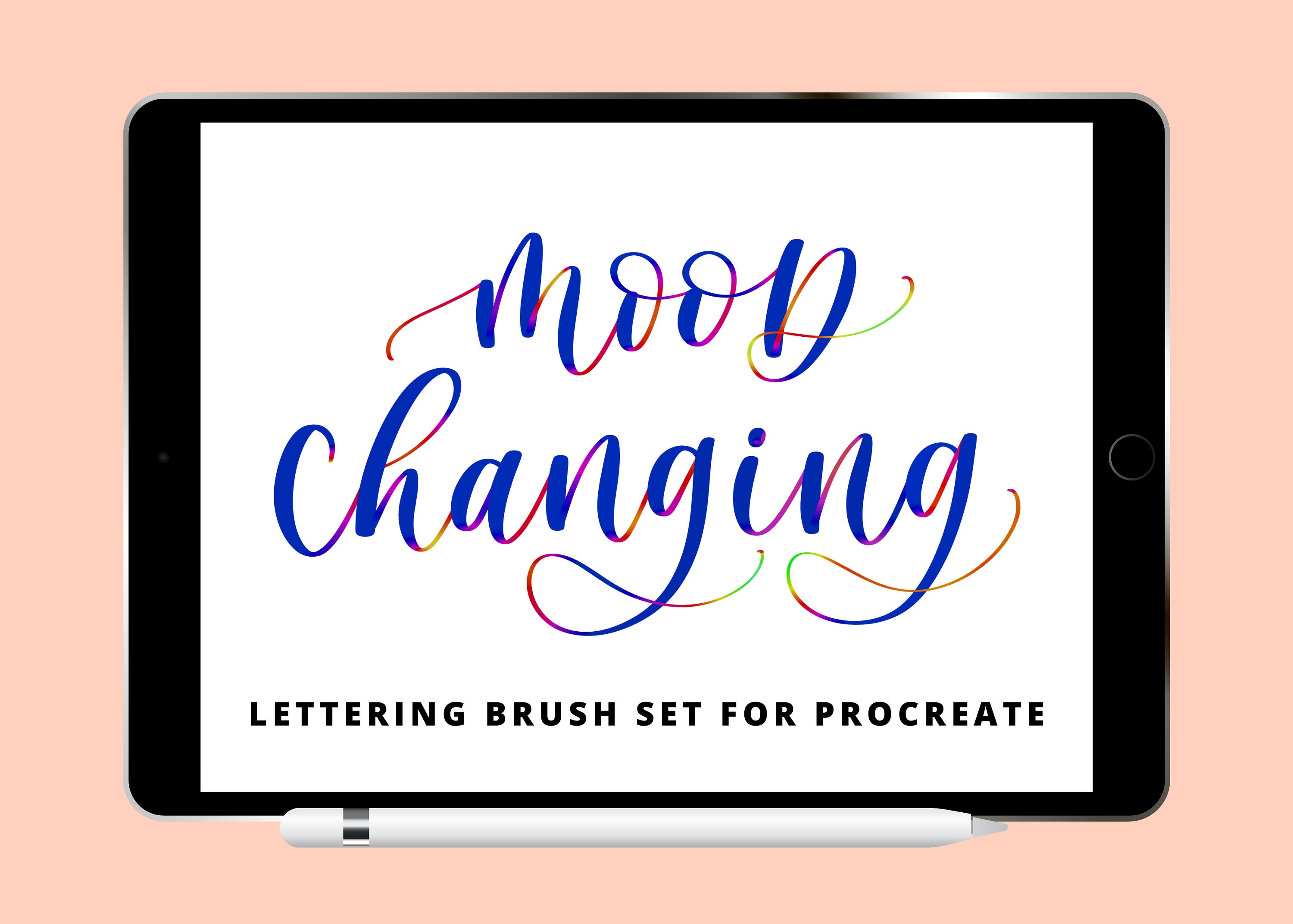 14 Procreate Mood Changing Lettering Brushes for Procreate 5 | Etsy