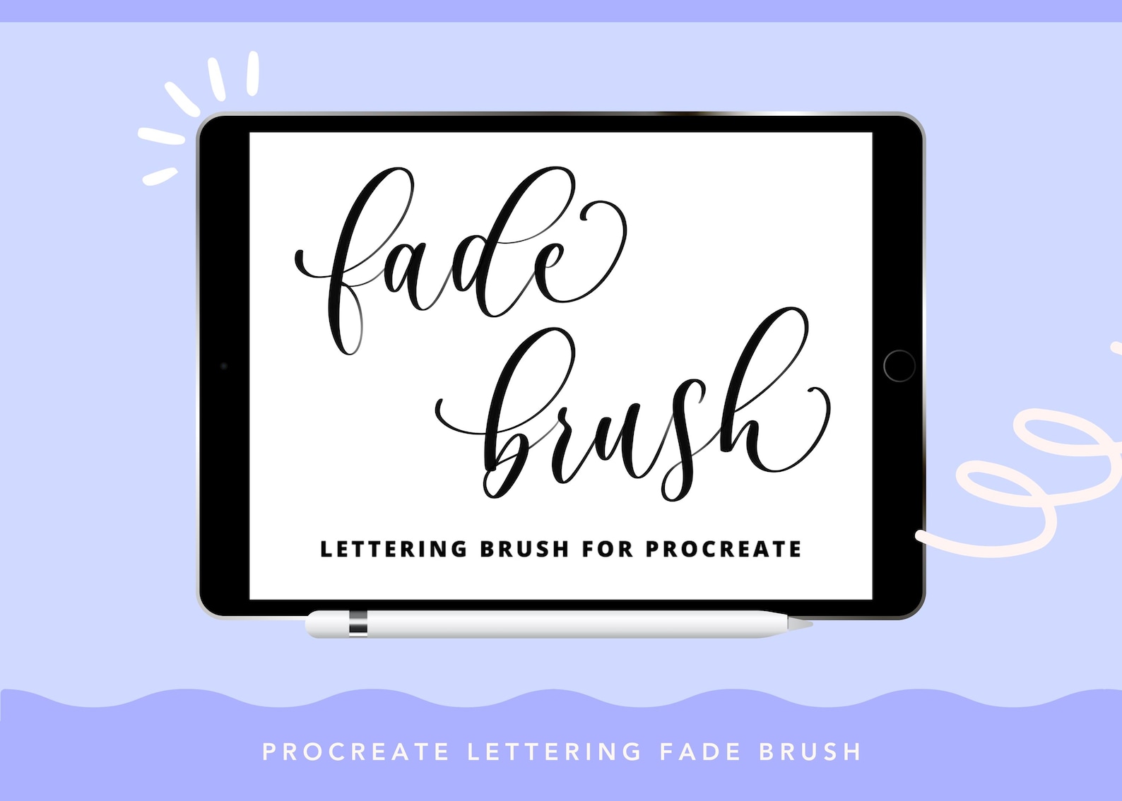 Fade Brush Bundle for Procreate: Lettering & Calligraphy (digital ...