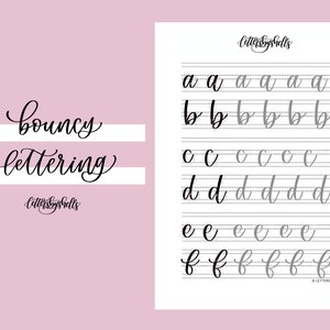 Explore Your Lettering Style, Digital Download, Brush Lettering Guide ...