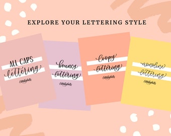 Explore Your Lettering Style DIGITAL DOWNLOAD Lettering - Etsy