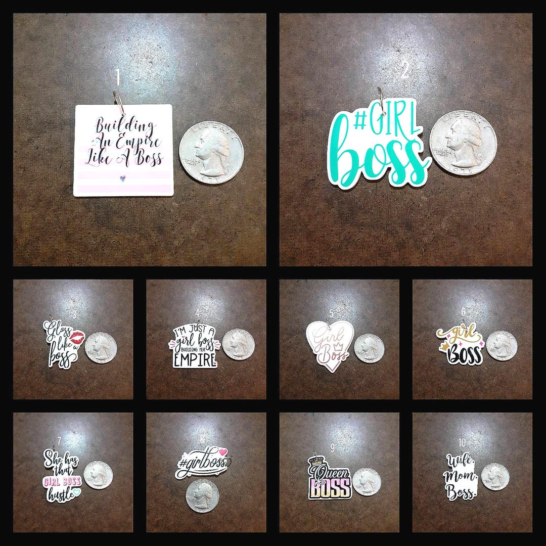 1 Piece of Your Choice Boss Theme Planar Resin Charms - Etsy