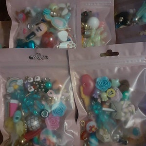 3.5oz 98 Gr Cute Mixed Material Charms Beads about 3040pcs Wholesale ...