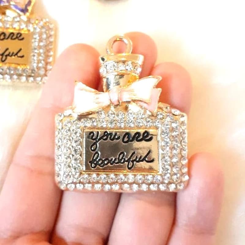 Perfume Bottle Charm - Etsy
