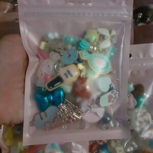 3.5oz 98 Gr Cute Mixed Material Charms Beads about 3040pcs Wholesale ...