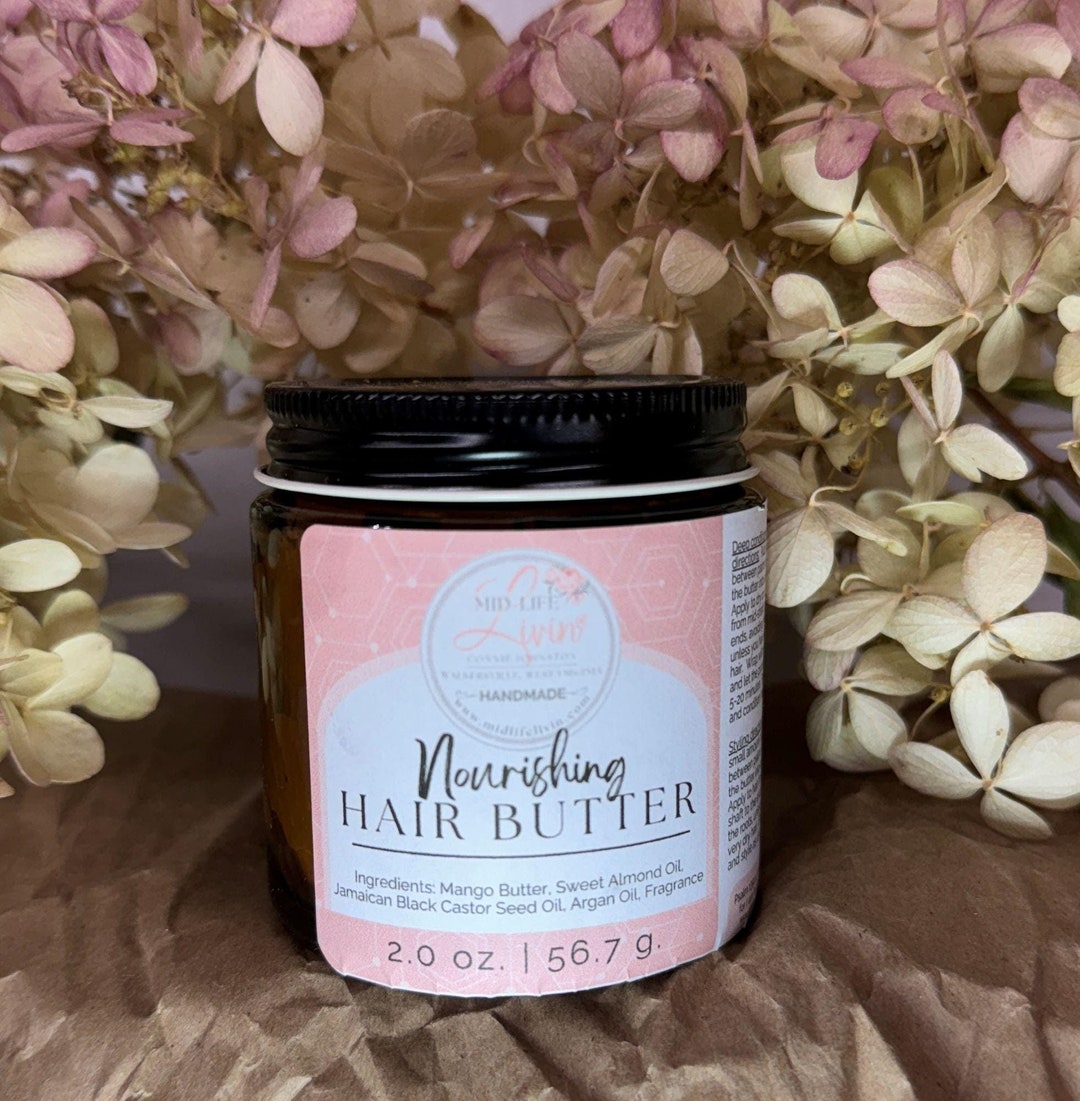 Nourishing Hair Butter Mango Butter Hair Mask Treatment and Hair ...