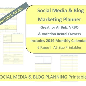Airbnb VRBO Host Bundle Marketing Toolkit - 6 Pages of Printables ...