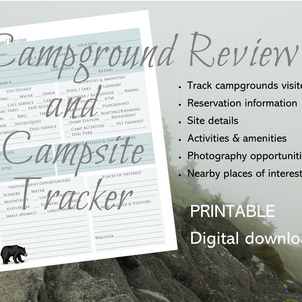 Camping Journal - Etsy